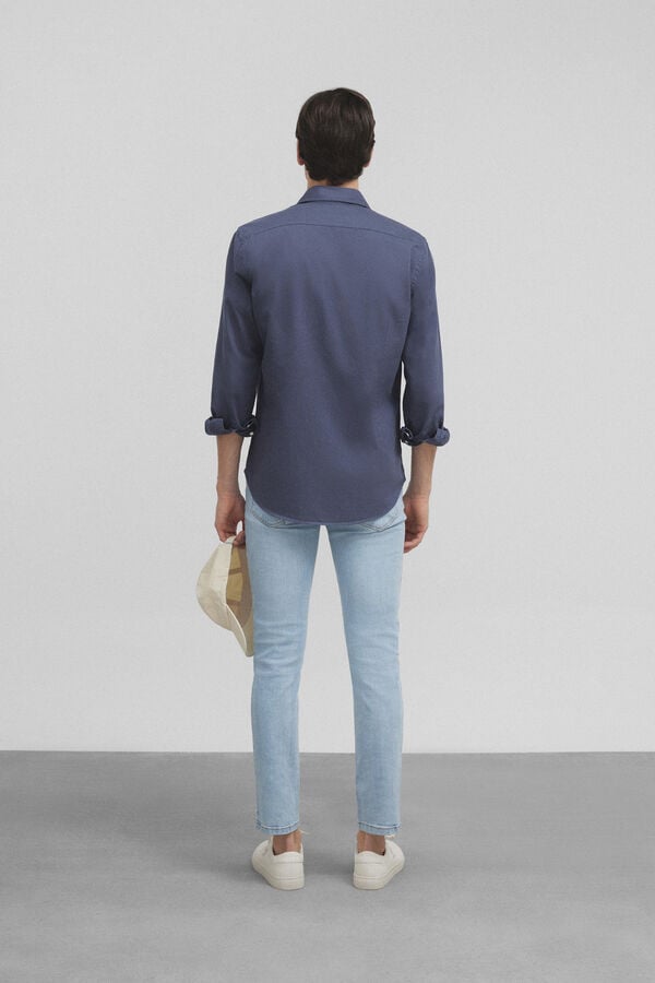 Camisa Sport Silbon Structure Camisas De Hombre Cortefiel