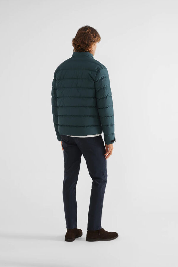 Sobretudo técnico warm verde | Sobretudo para homem | Cortefiel