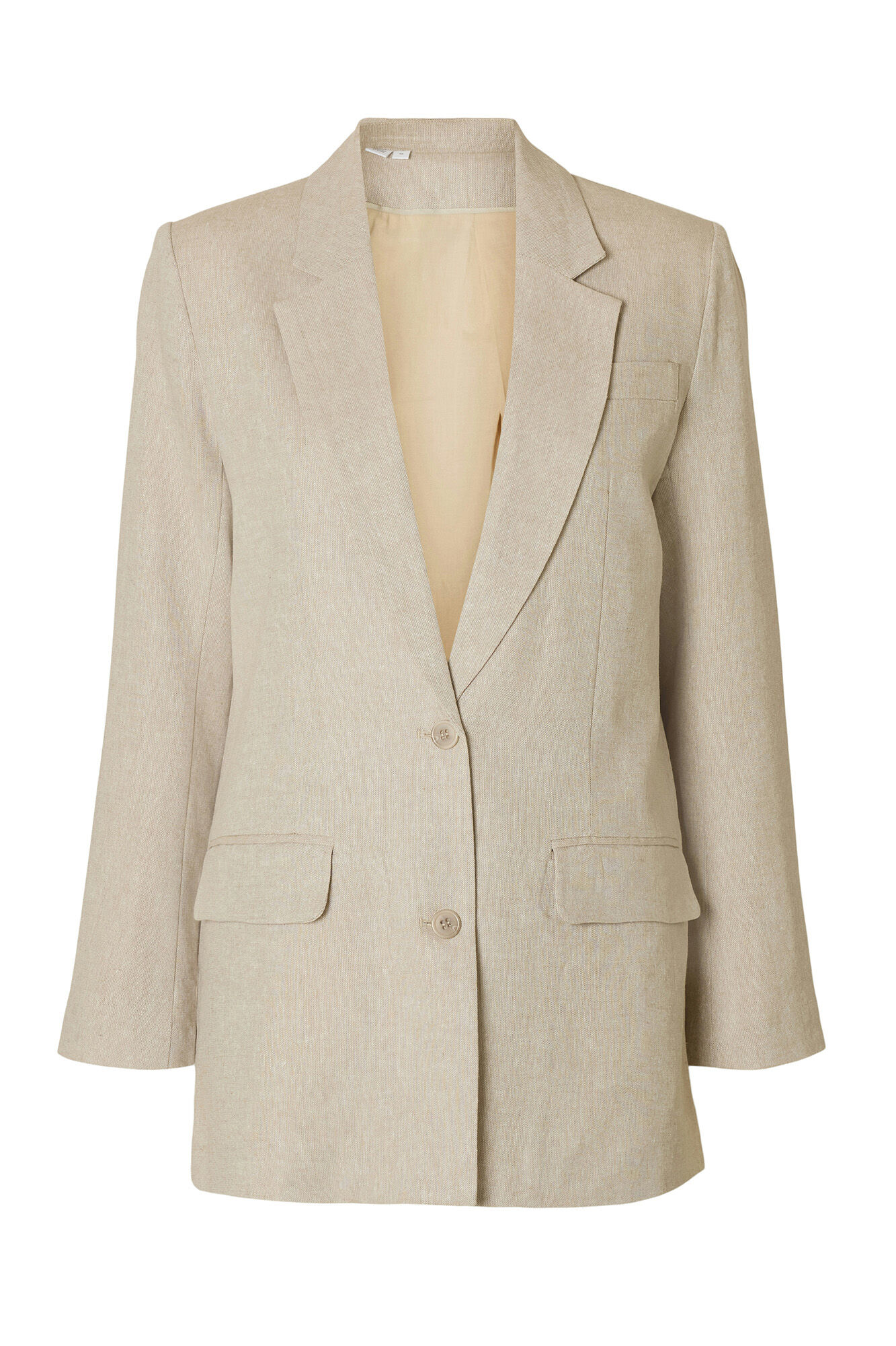 Blazer de linho com ajuste relaxado | Blazers para Mulher | Cortefiel