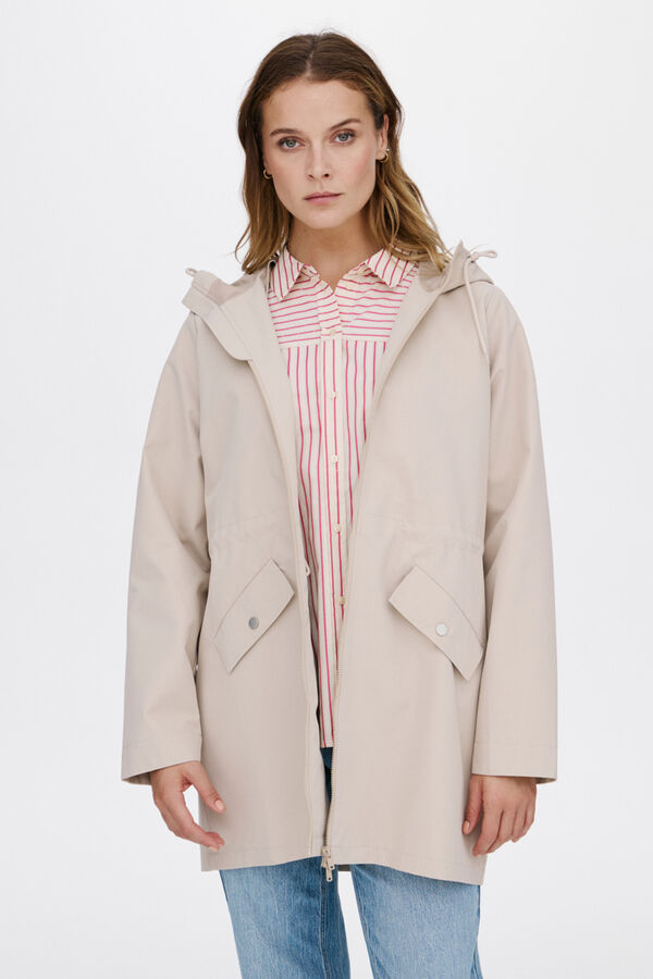 Parka 34 Con Capucha Parkas De Mujer Cortefiel