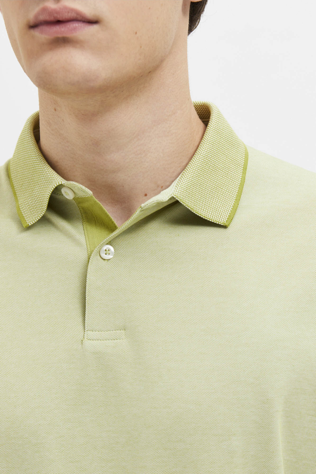 Polo coolmax de algodão orgânico | Polos de homem | Cortefiel