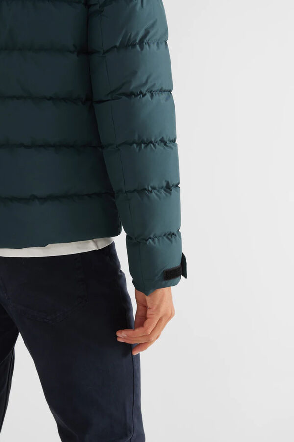 Sobretudo técnico warm verde | Sobretudo para homem | Cortefiel