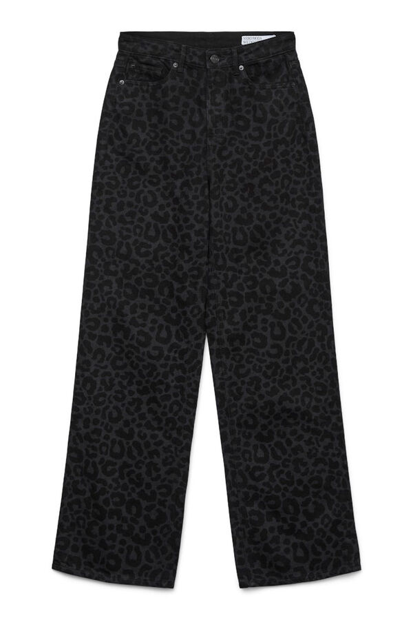Vaquero animal print pernera ancha | Pantalones vaqueros y jeans de ...