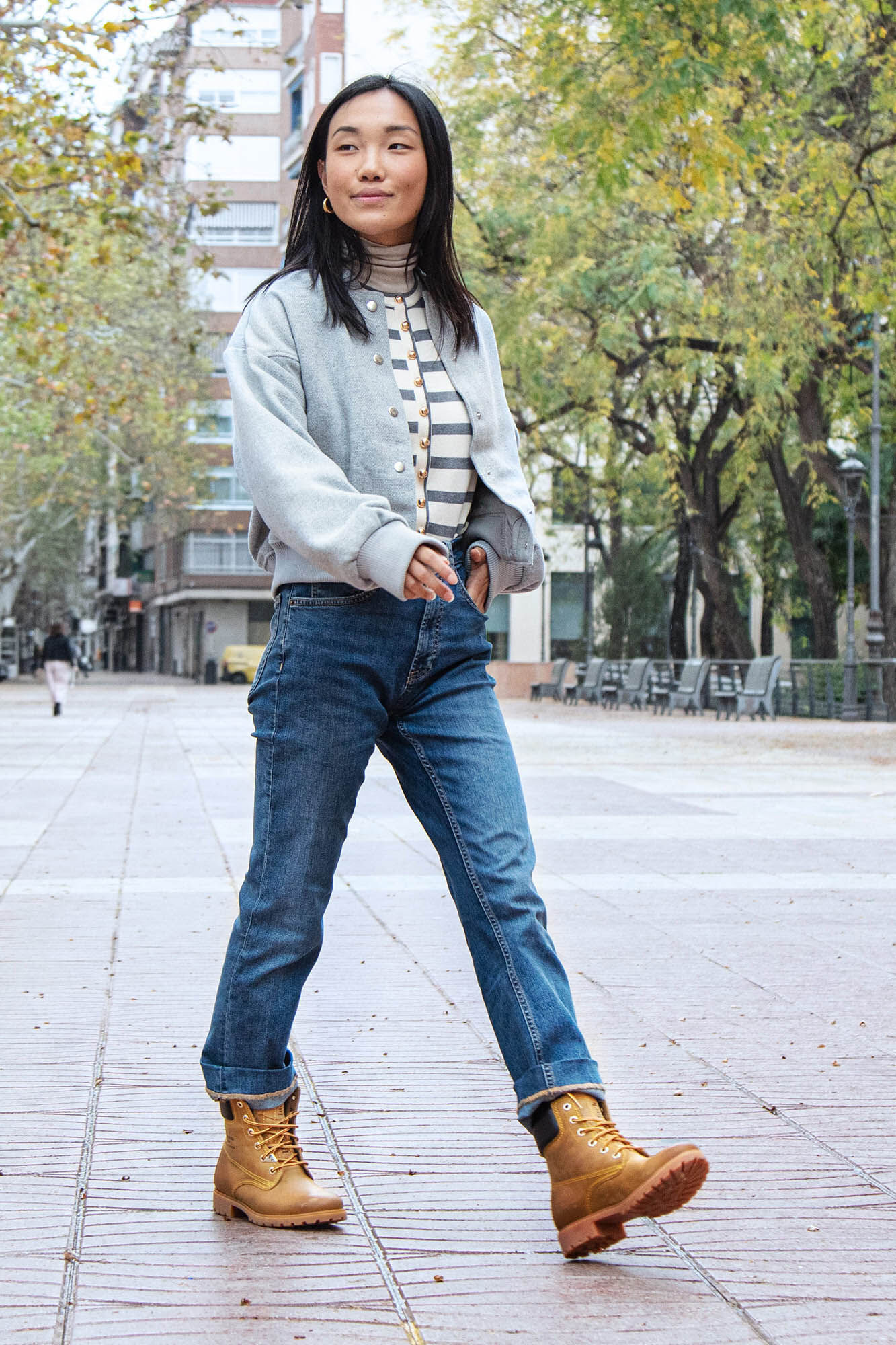 Botas de pele com forro de pele | Botas para Mulher | Cortefiel