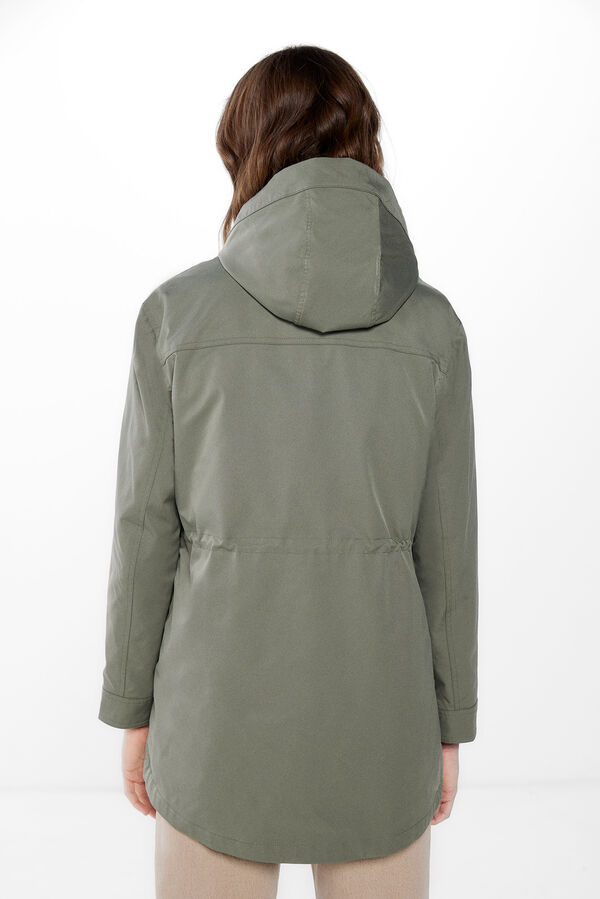 Parka Capucha 2 En 1 Abrigos Y Parkas De Mujer Cortefiel