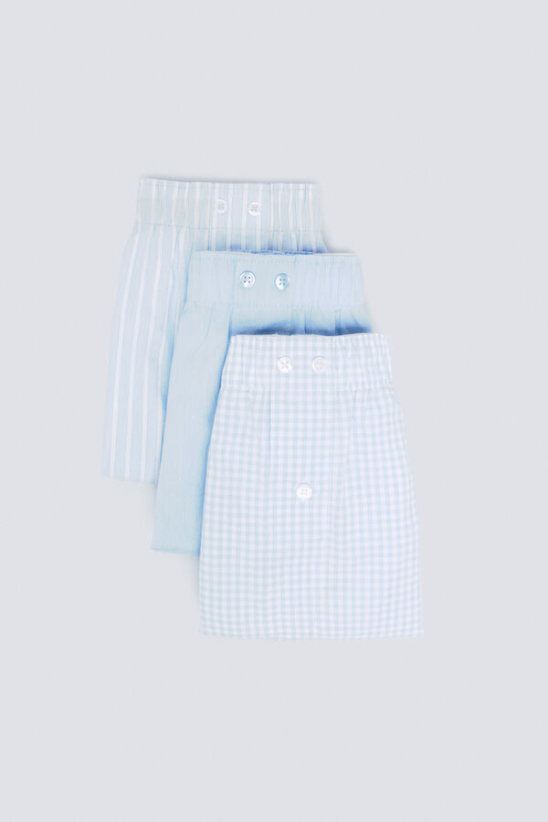 Pack 3 calzoncillos popelín estampados | Ropa de hombre | Cortefiel