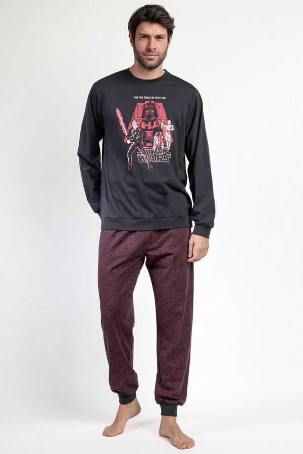 Pijama largo Star Wars 100% algodón para hombre | Pijamas de hombre - Black Friday | Cortefiel
