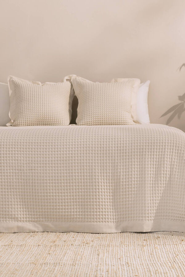 Colcha 100% algodón nido abeja. Cama 80-90cm. | Textiles para el ...