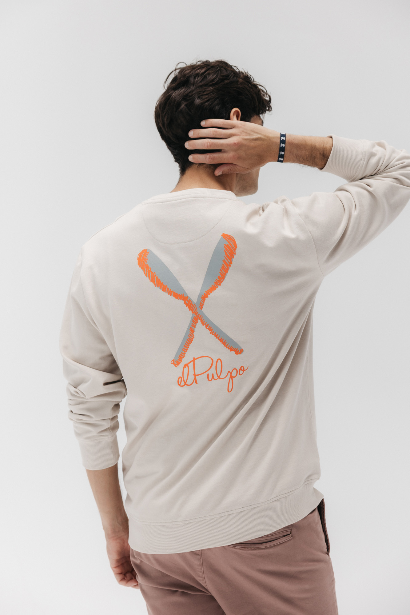 Sweatshirt com pás desenhadas | Sweatshirts para Homem | Cortefiel