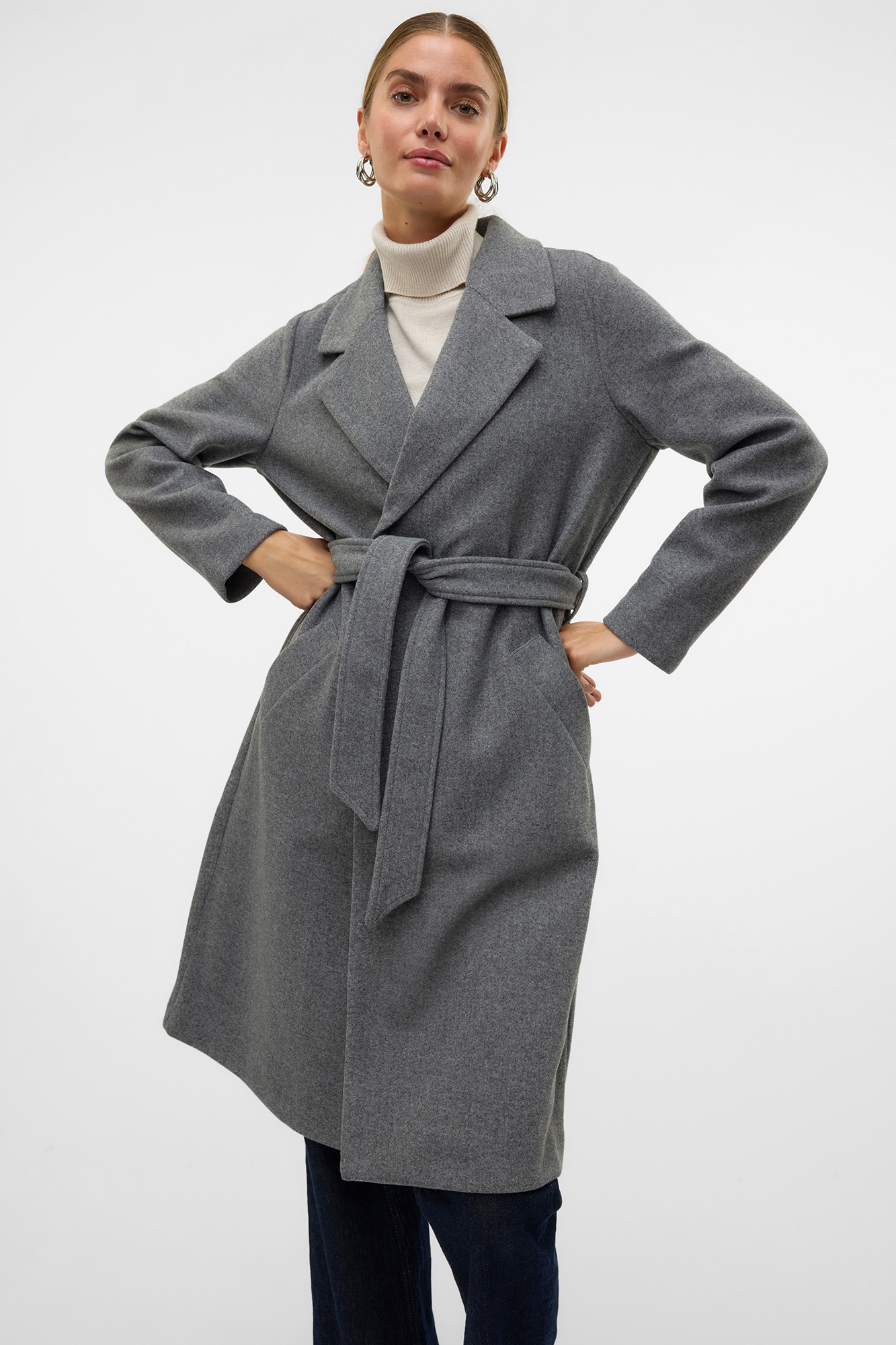 Abrigo de paño de mujer midi | Abrigos y Parkas de Mujer | Cortefiel