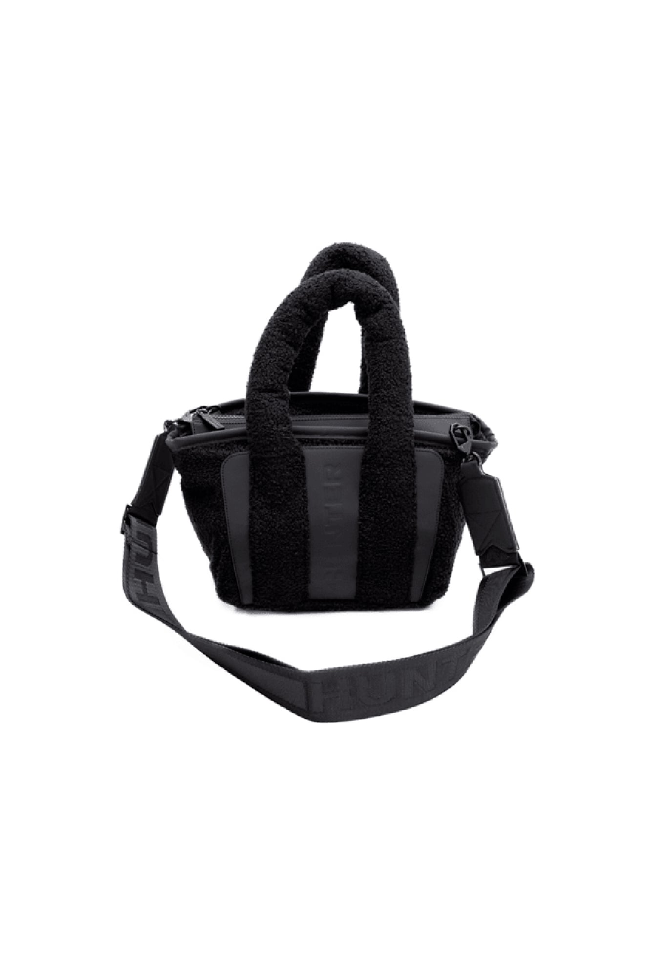 Alloa Borg Sherpa Crossbody Handbag, bag Black | Women's bags | Cortefiel