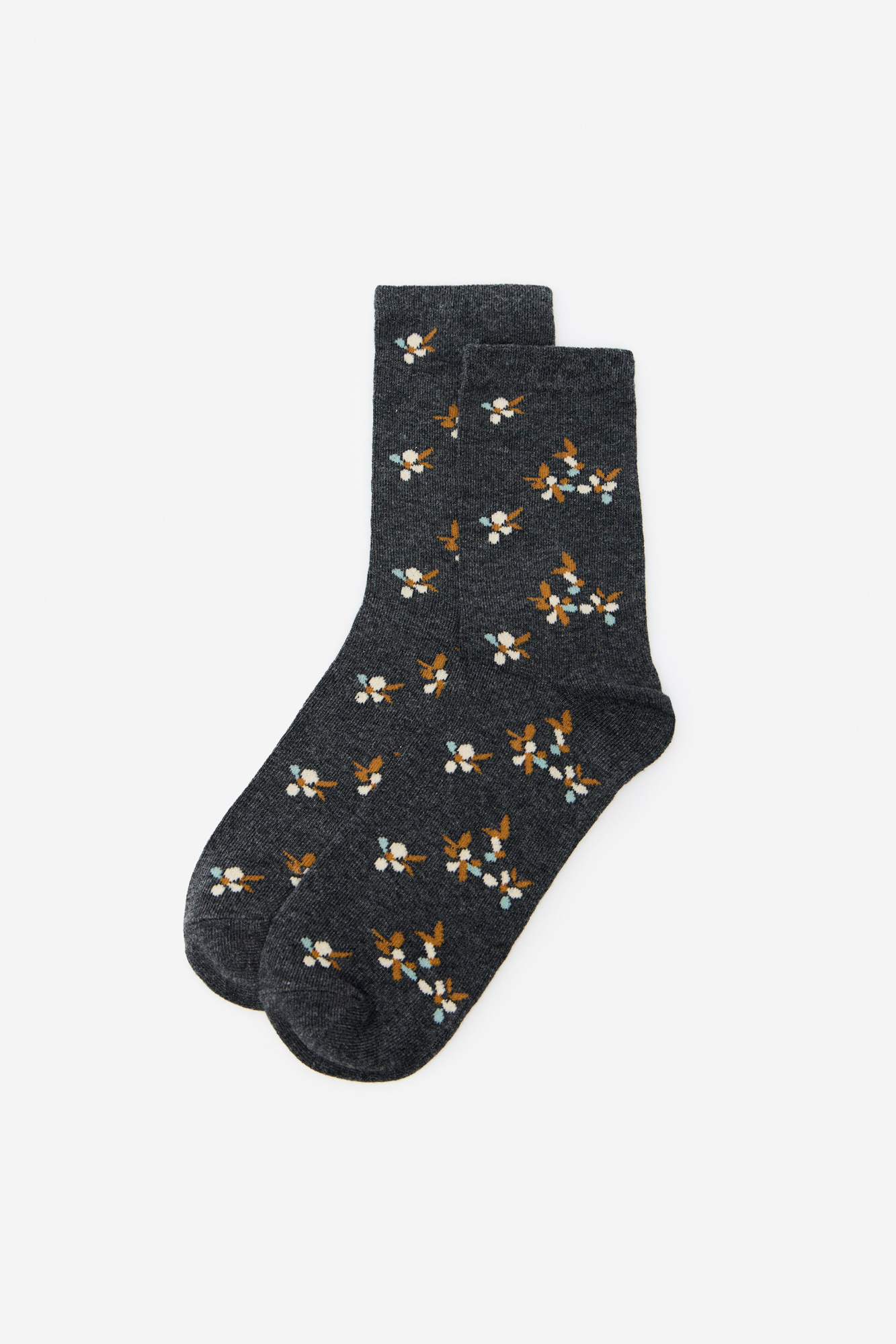 Calcetines flores | Calcetines mujer | Cortefiel