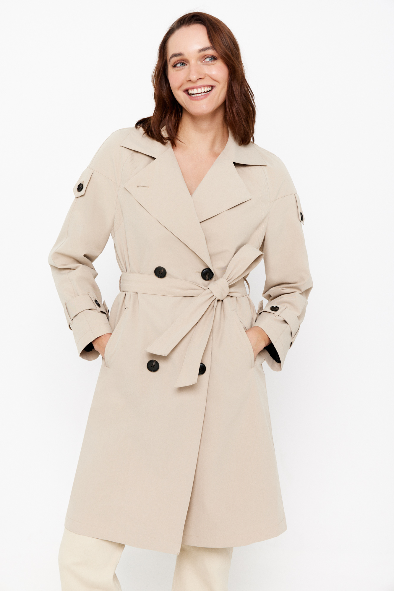 Gabardina larga | Gabardinas de mujer | Cortefiel