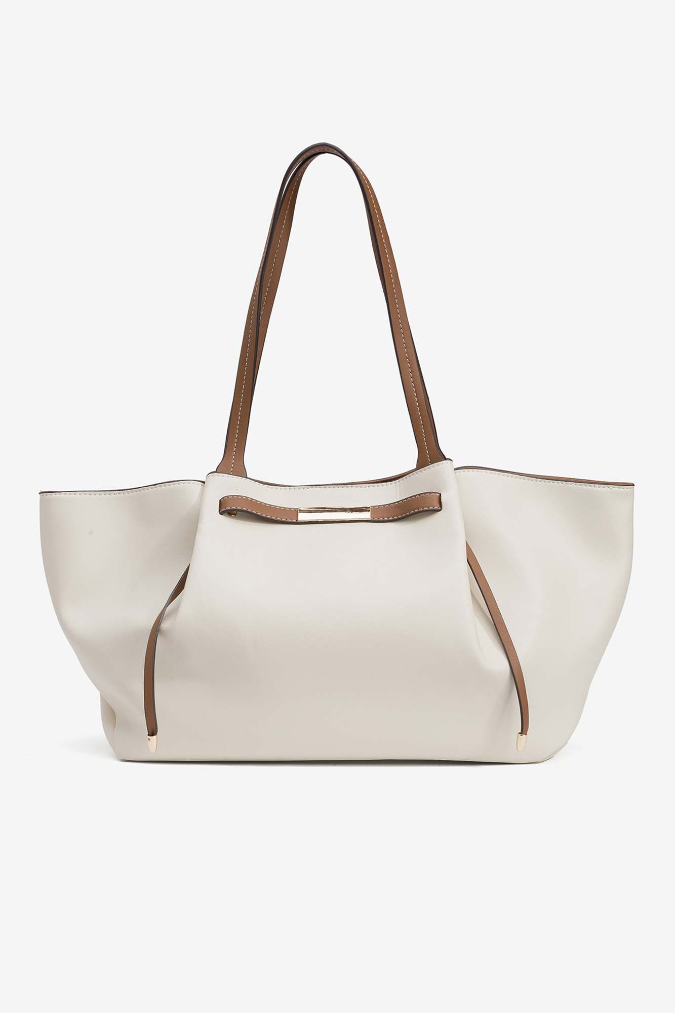 Mala tote bag com fivela | Malas para Mulher | Cortefiel
