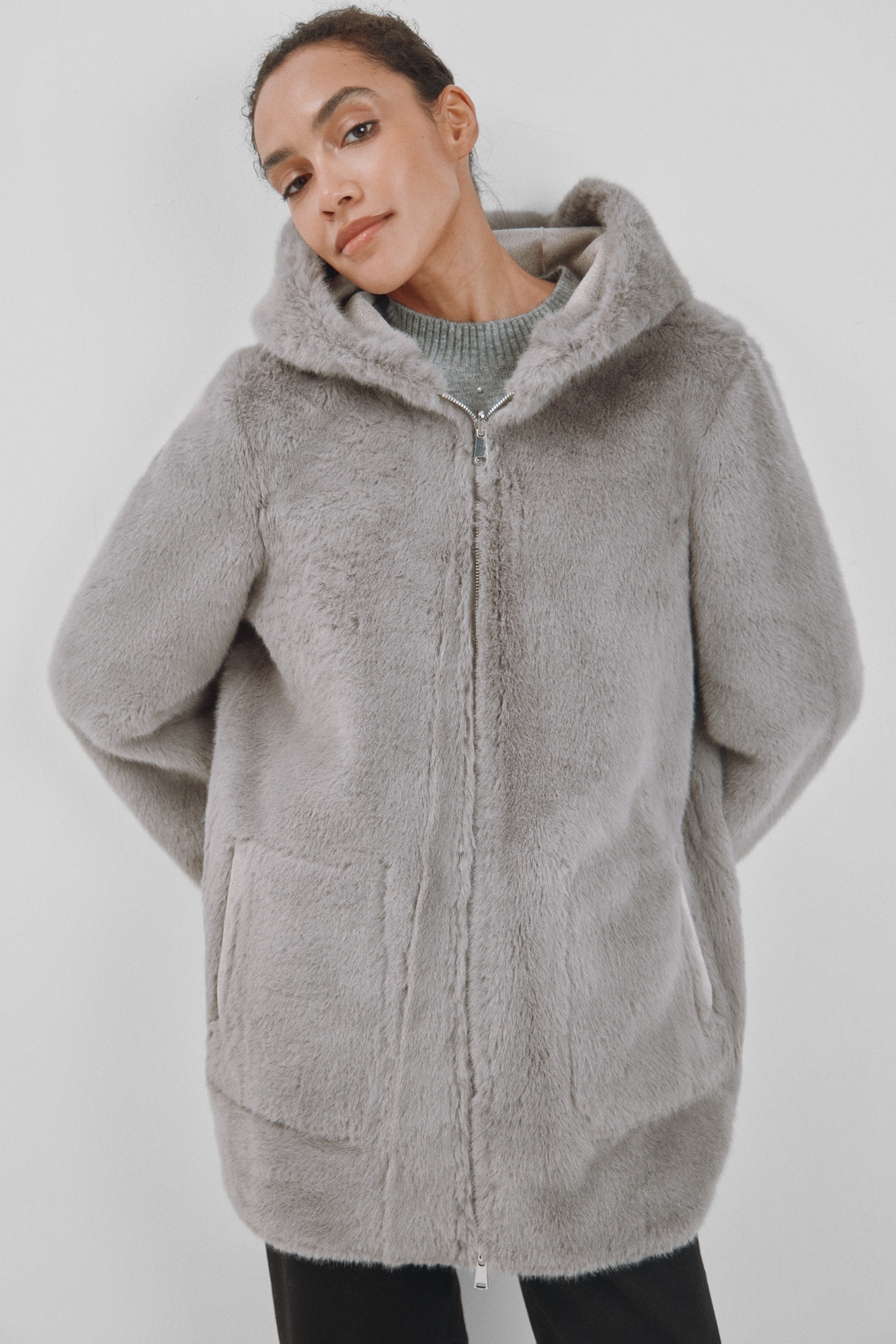 Reversible double-sided coat | Women's jackets | Cortefiel