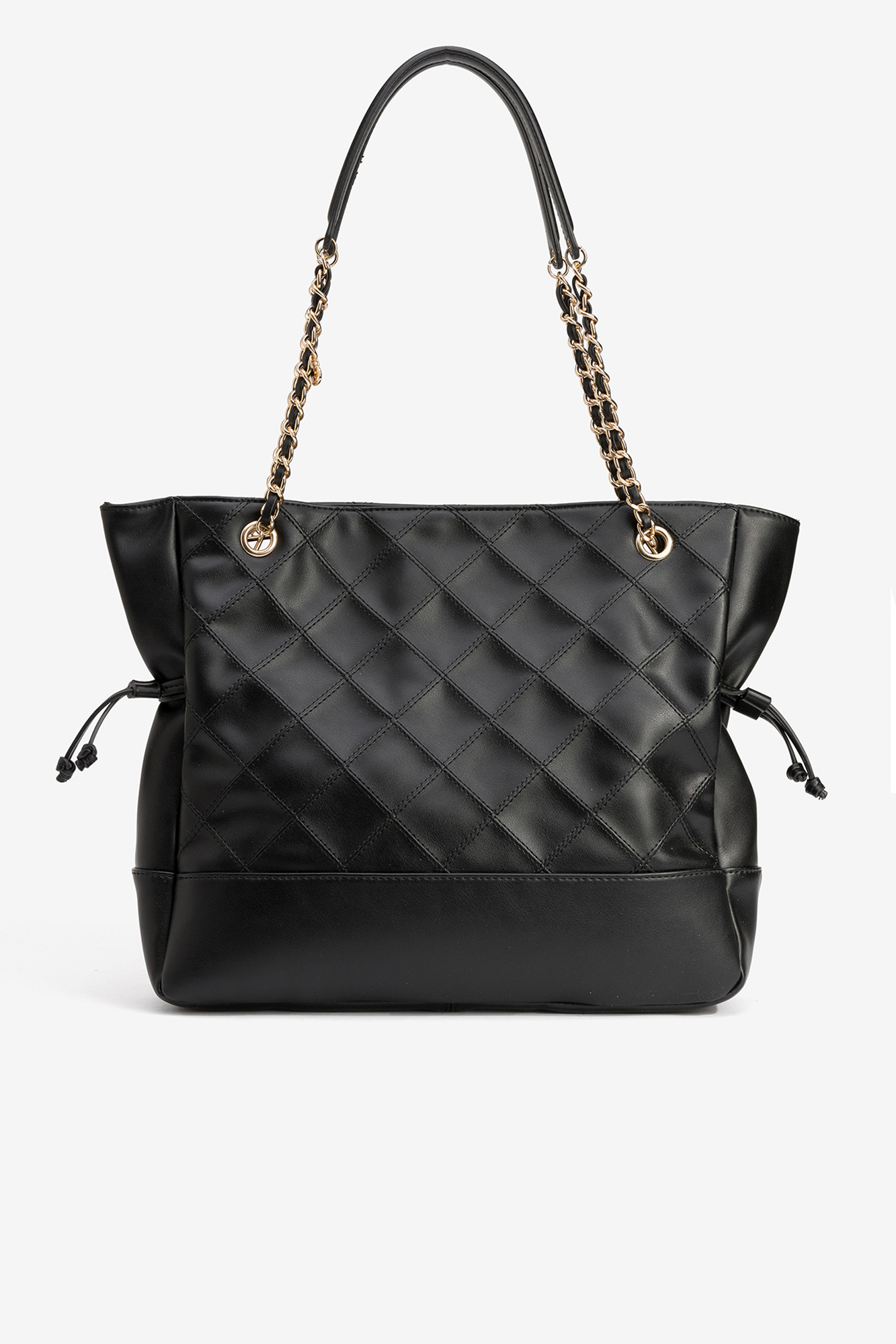 Mala tote bag com ajuste de cordão | Malas para Mulher | Cortefiel