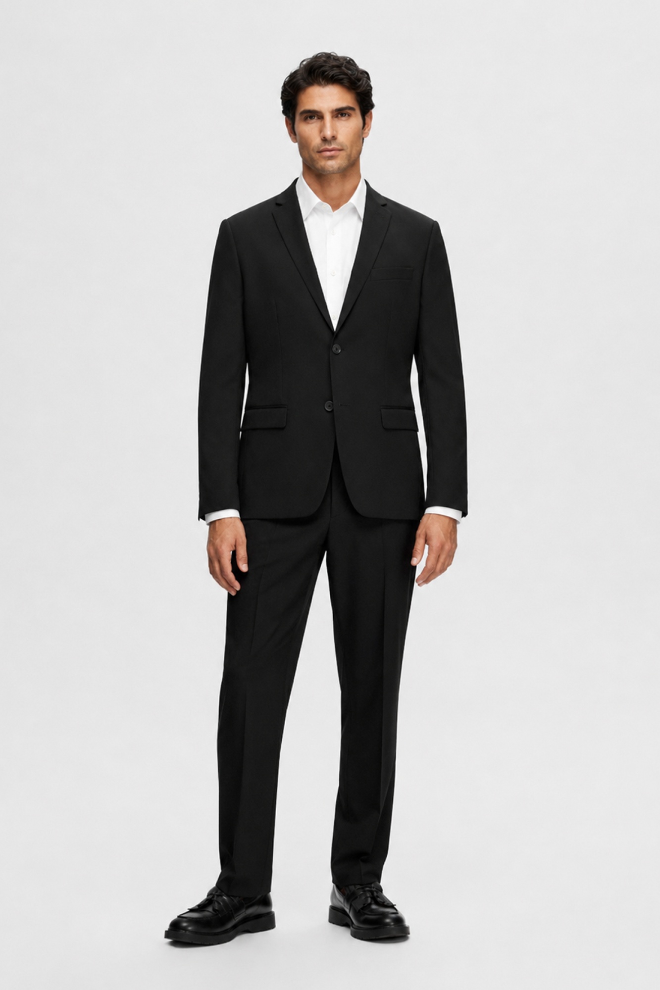 Slim fit suit jacket made from recycled materials. | Men's blazers ...