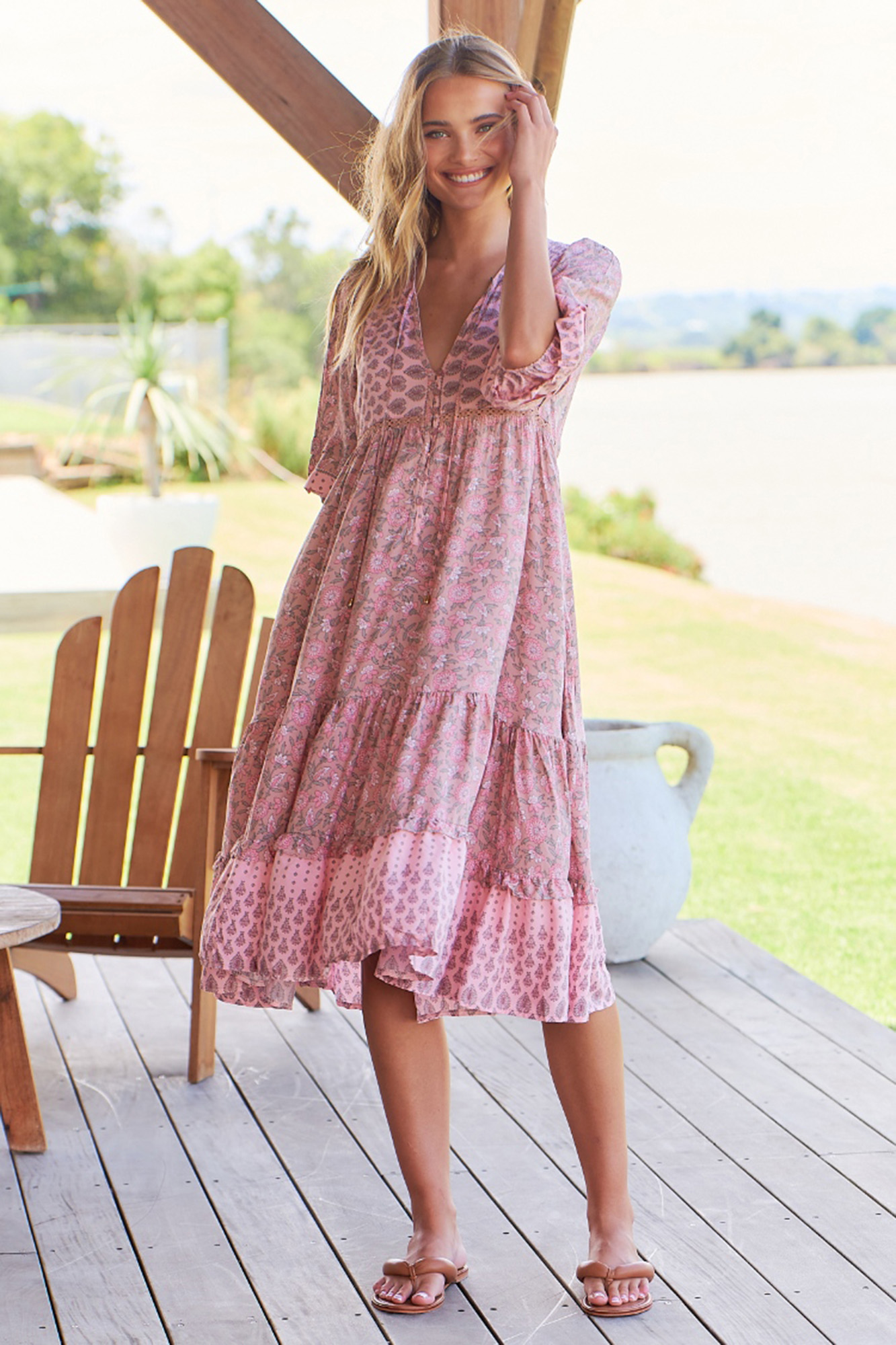 Midi dress | Women's dresses and jumpsuits | Cortefiel