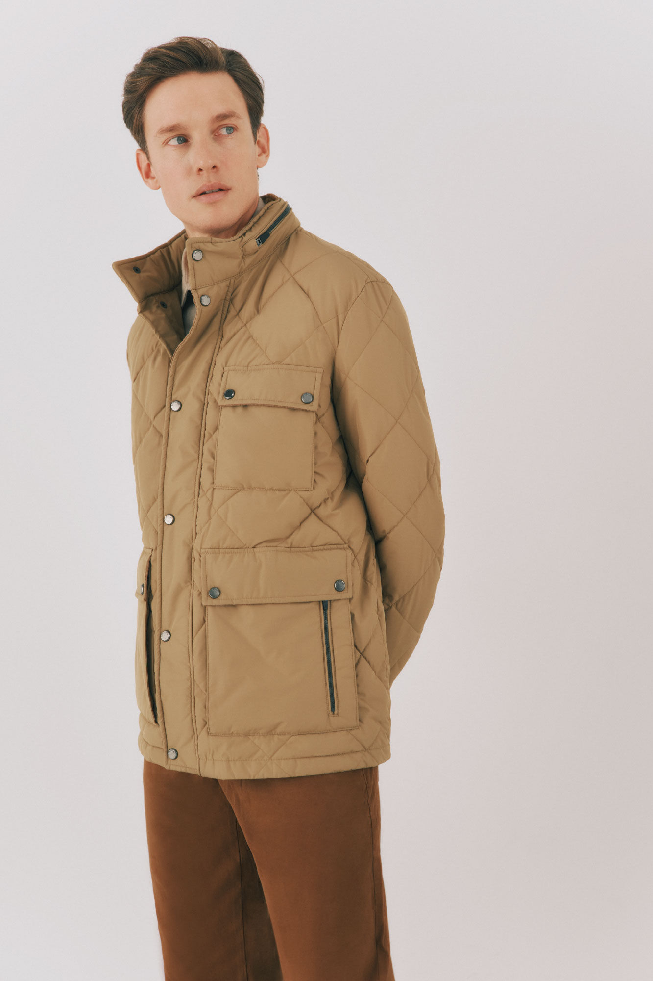 Diamond quilted jacket | Men's jackets | Cortefiel