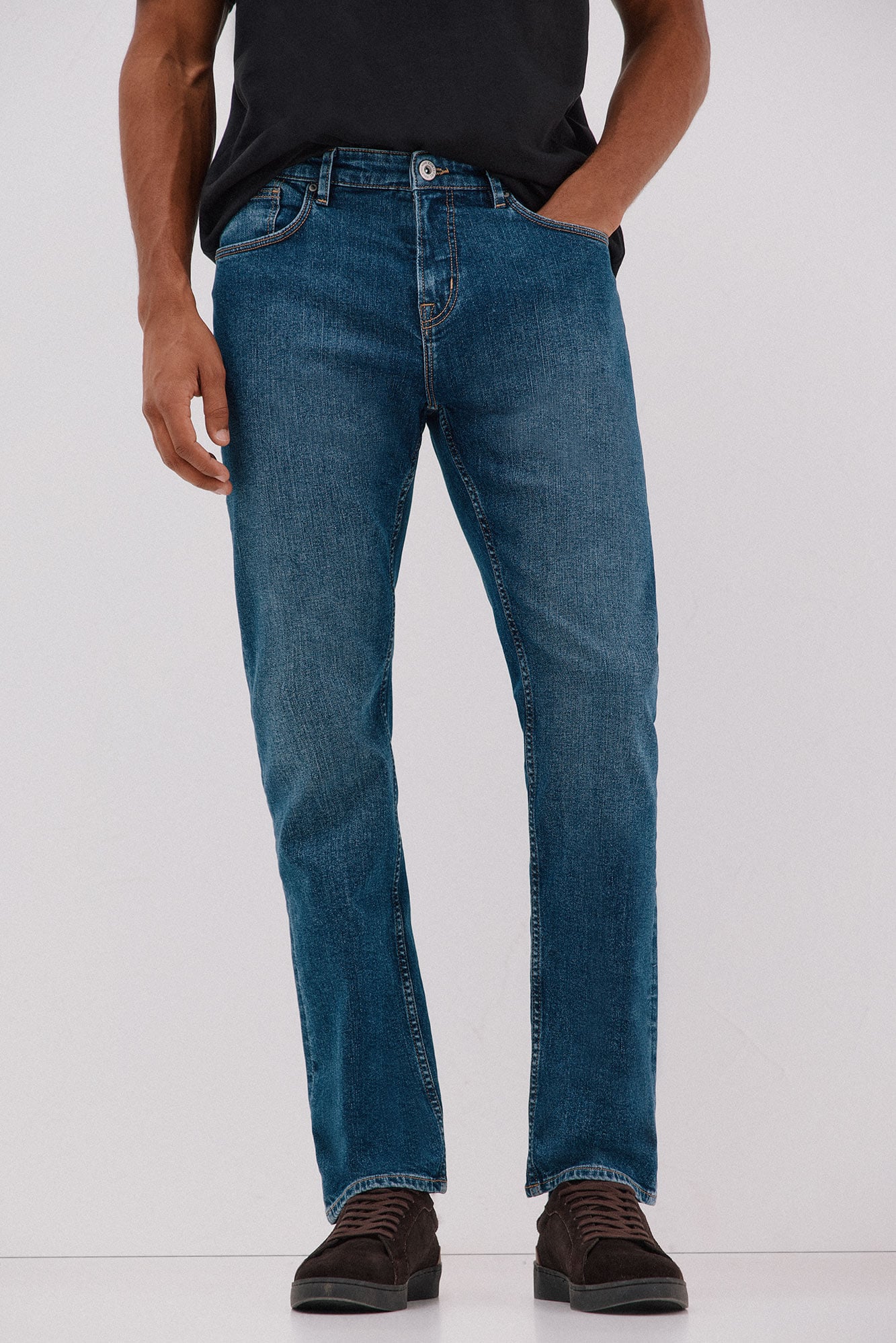 Pantalón vaquero regular fit | Pantalones Vaqueros de Hombre | Cortefiel