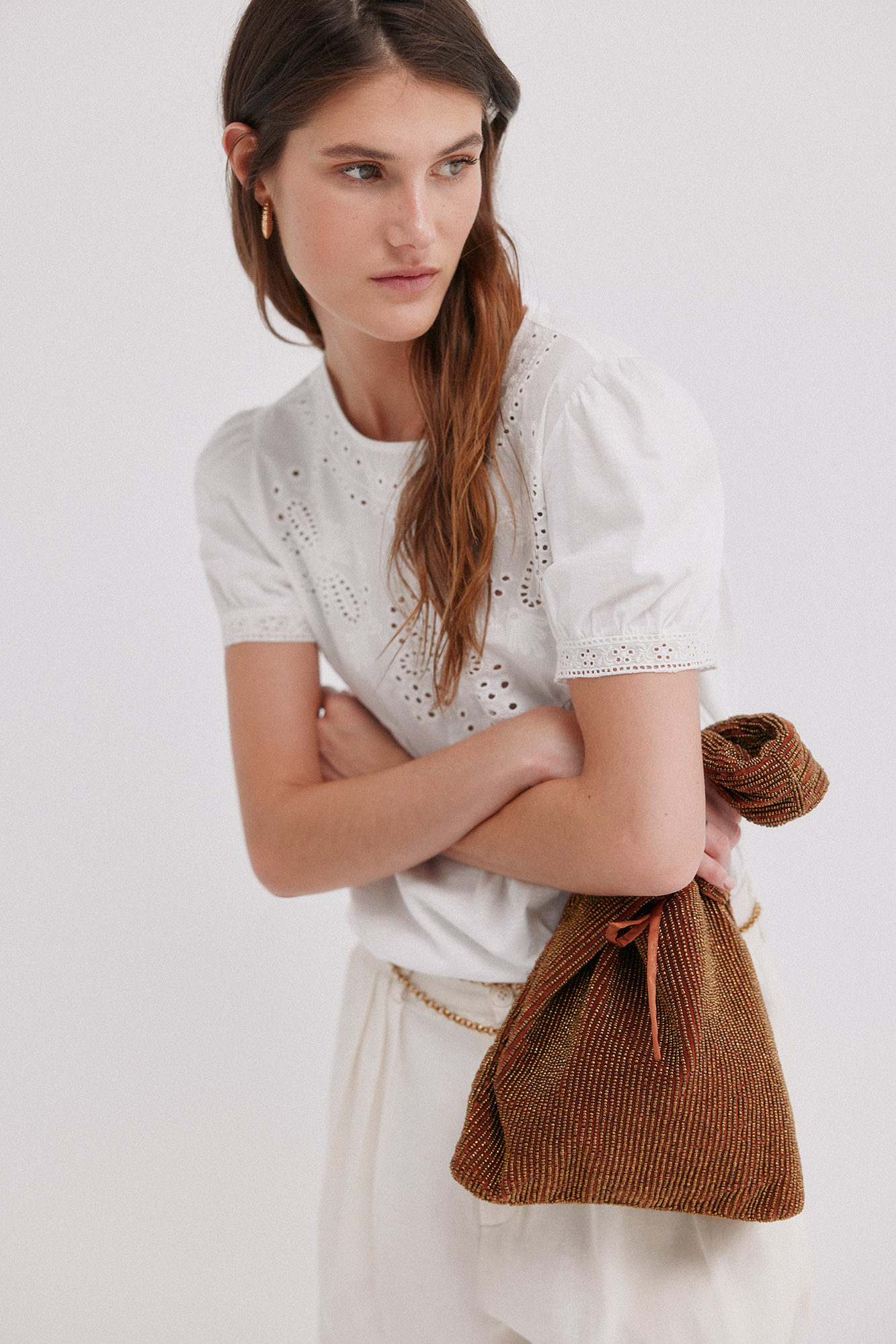 María. T-shirt romântica | T-shirts e tops para Mulher | Cortefiel