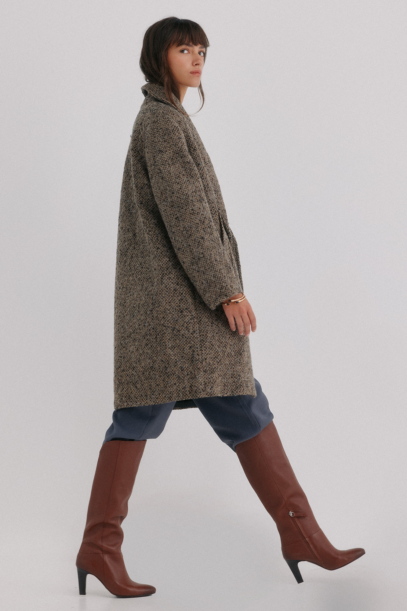Fatima. Coat with flap | Women's coats and parkas | Cortefiel