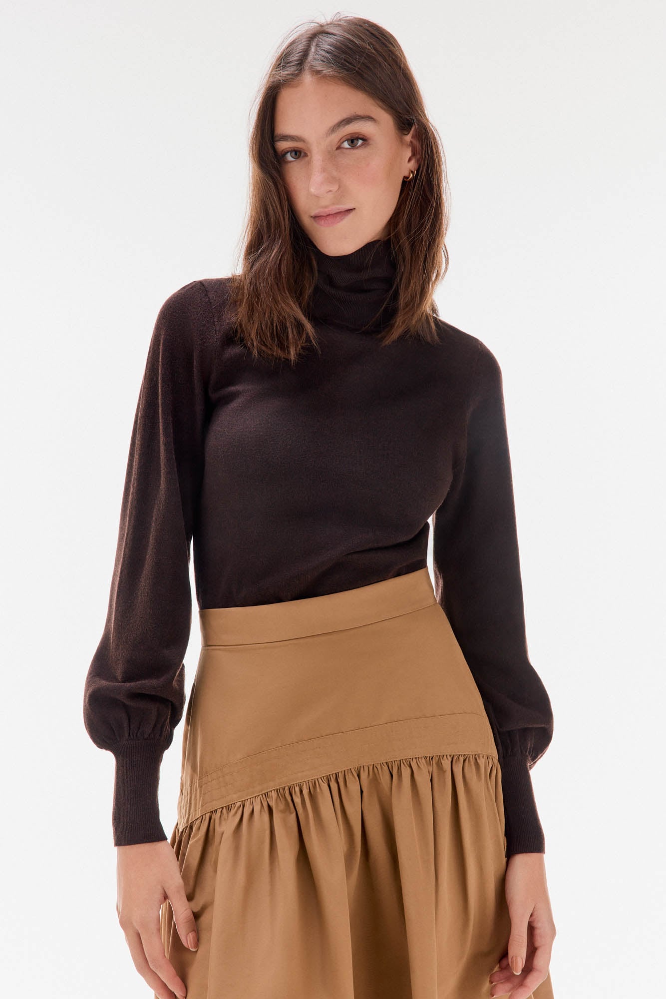 Second leather swan jersey | Women's jumpers and cardigans | Cortefiel