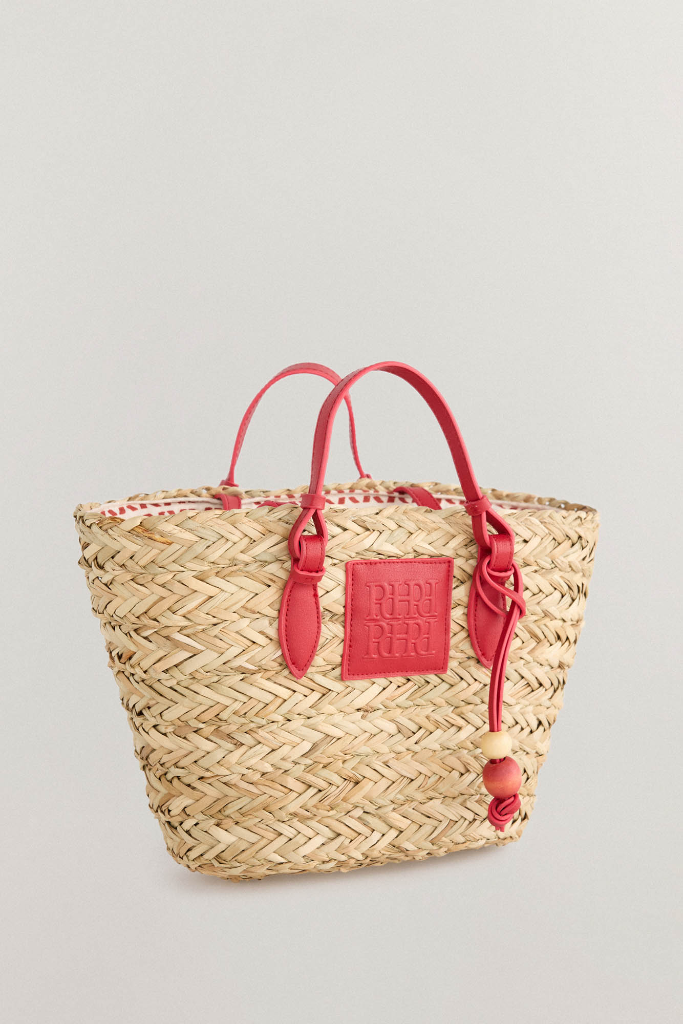 Mini rattan basket | Women's bags | Cortefiel