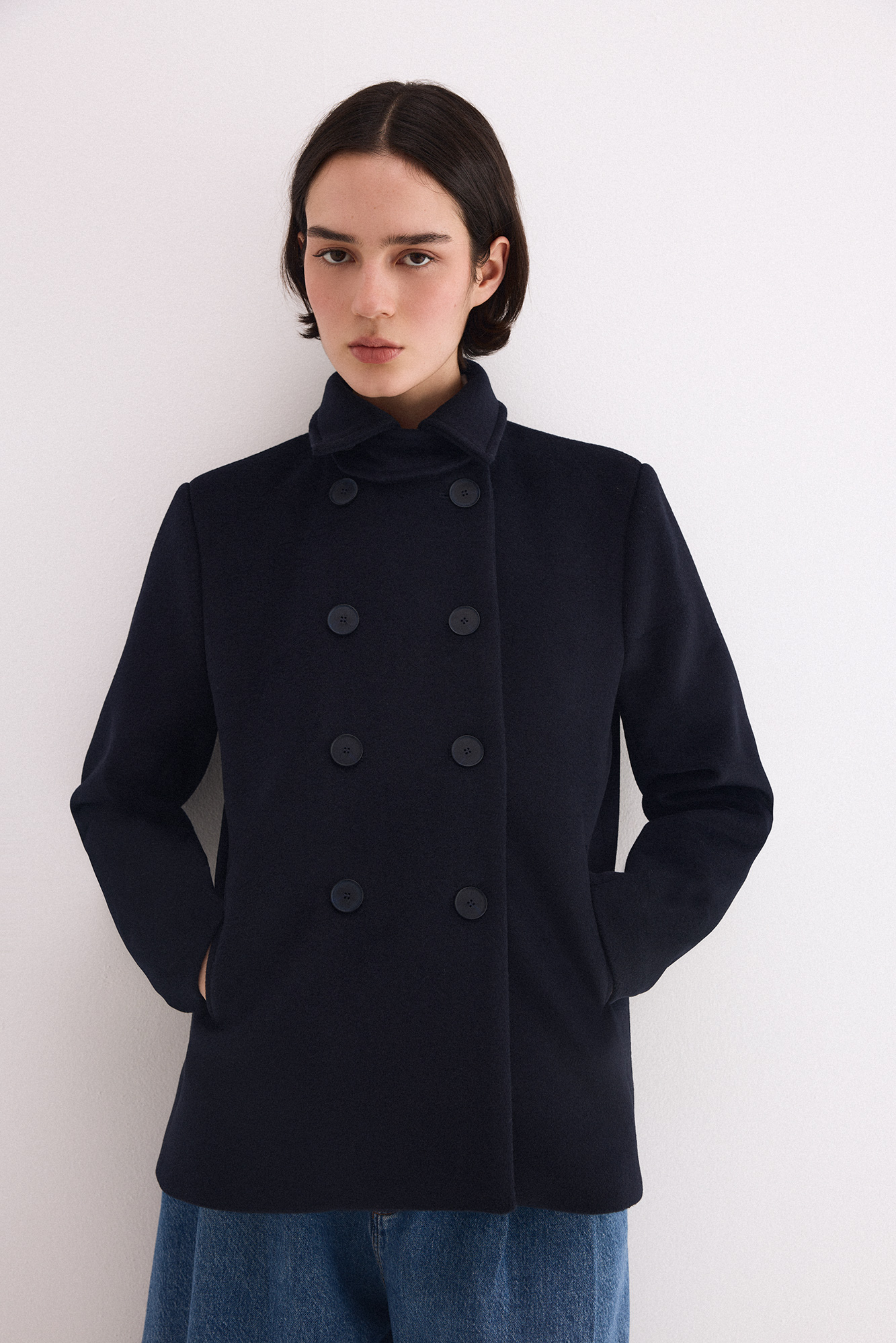 Cloth coat | Women's coats and parkas | Cortefiel