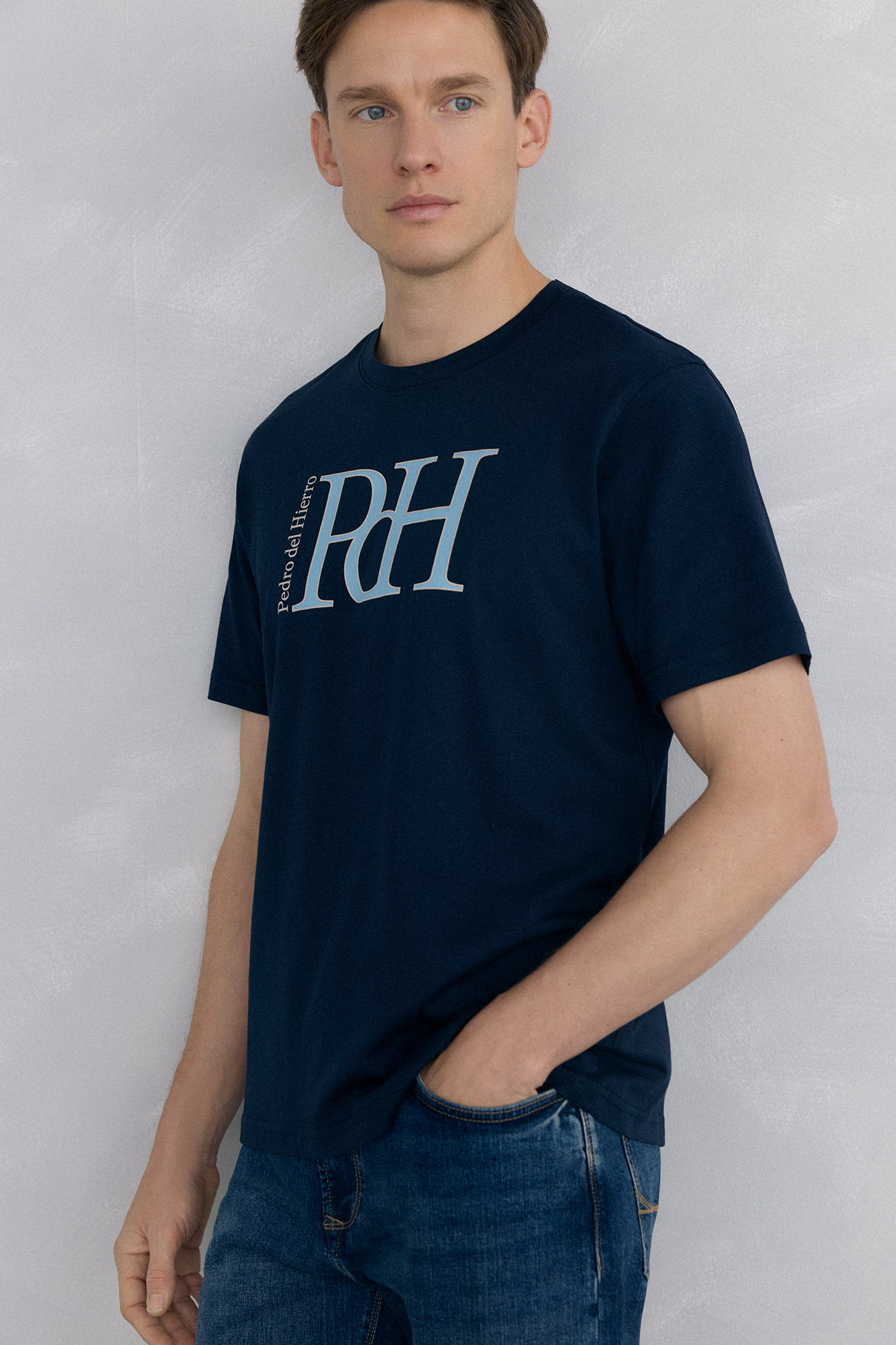 T-shirt logo grande | T-Shirts para Homem | Cortefiel