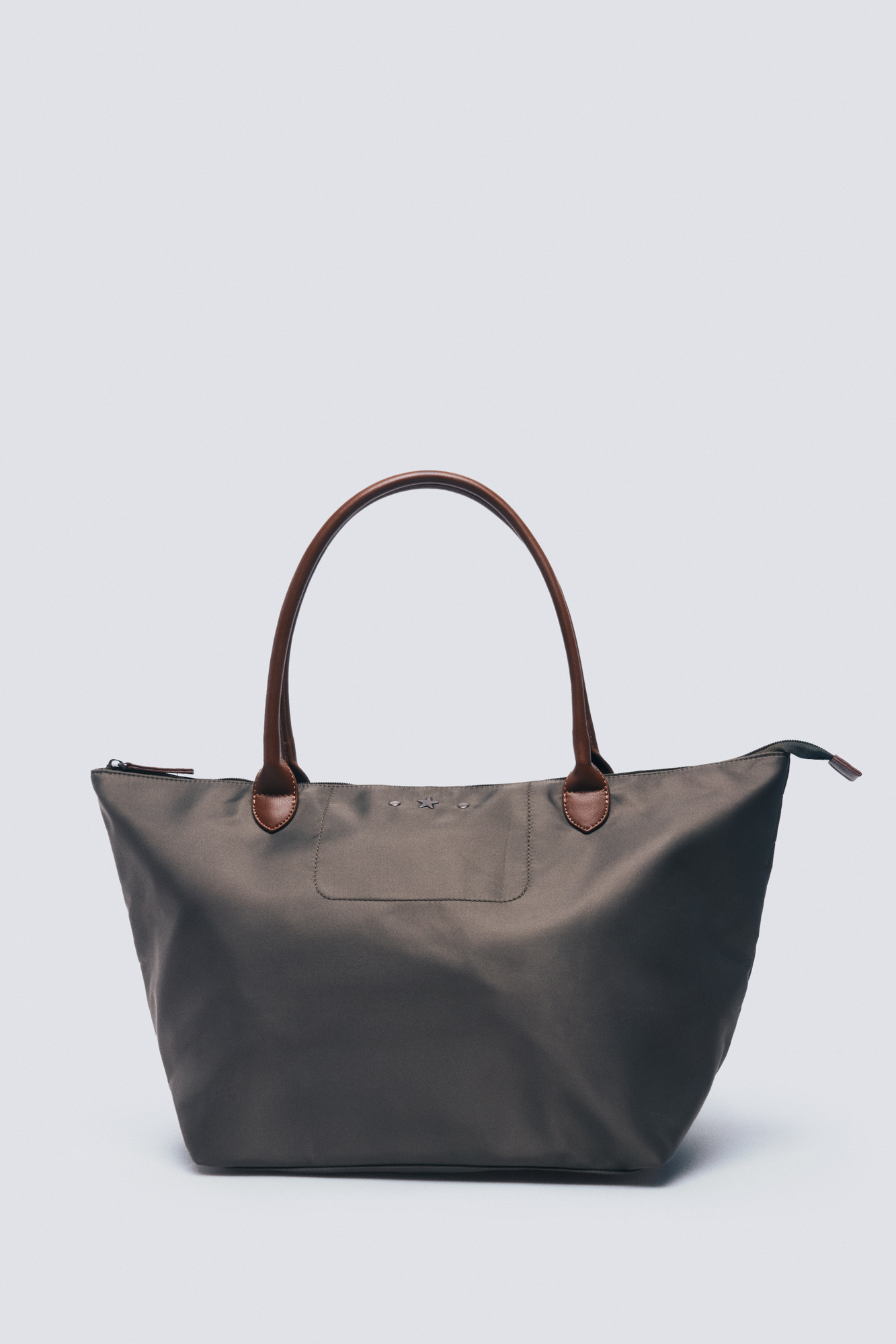 Mala tote bag de nylon | Roupa para Mulher | Cortefiel