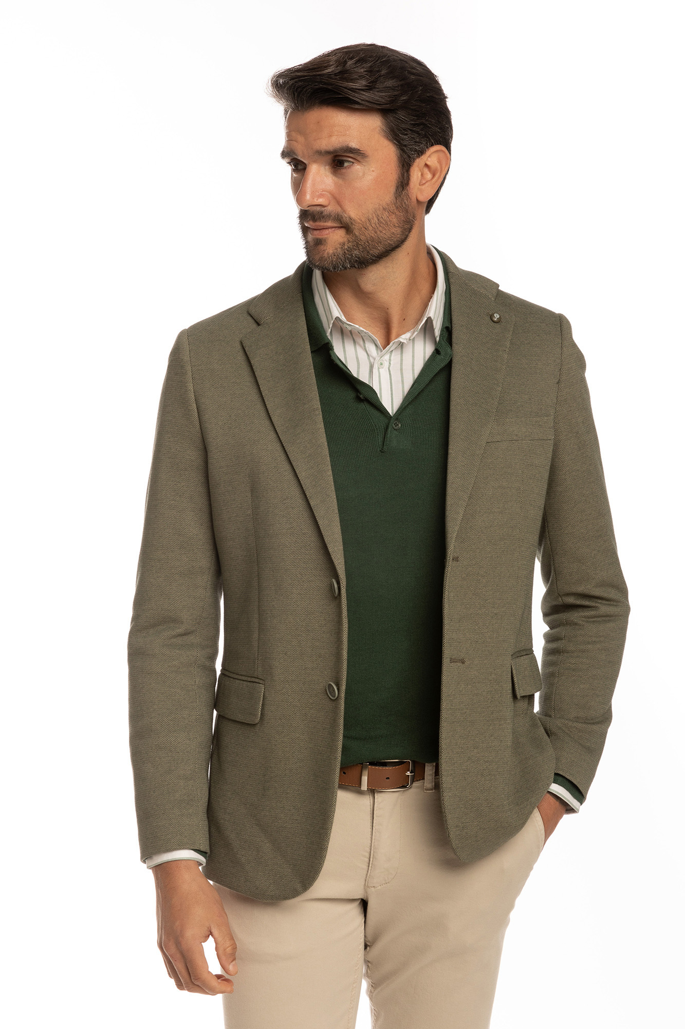 Blazer de malha casual | Blazers para Homem | Cortefiel