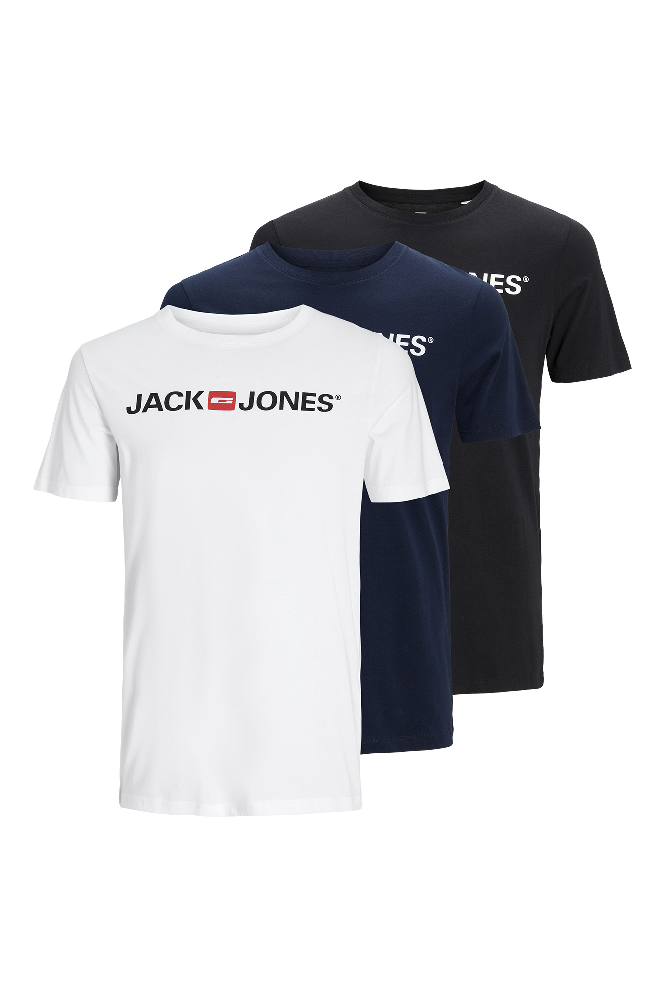 Pack T-shirts com logo | T-Shirts para Homem | Cortefiel