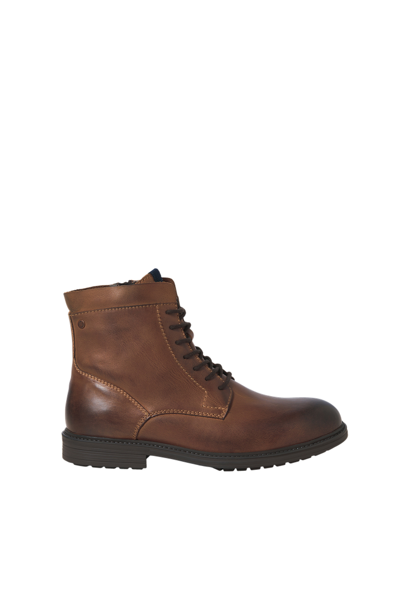 Botas de couro com cadarço | Botas para Homem | Cortefiel