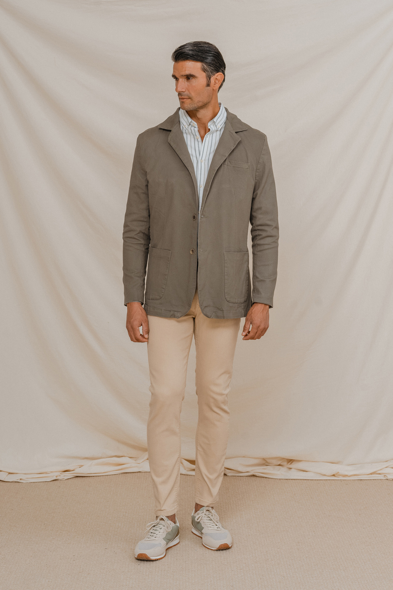 Blazer casual de algodão | Blazers para Homem | Cortefiel