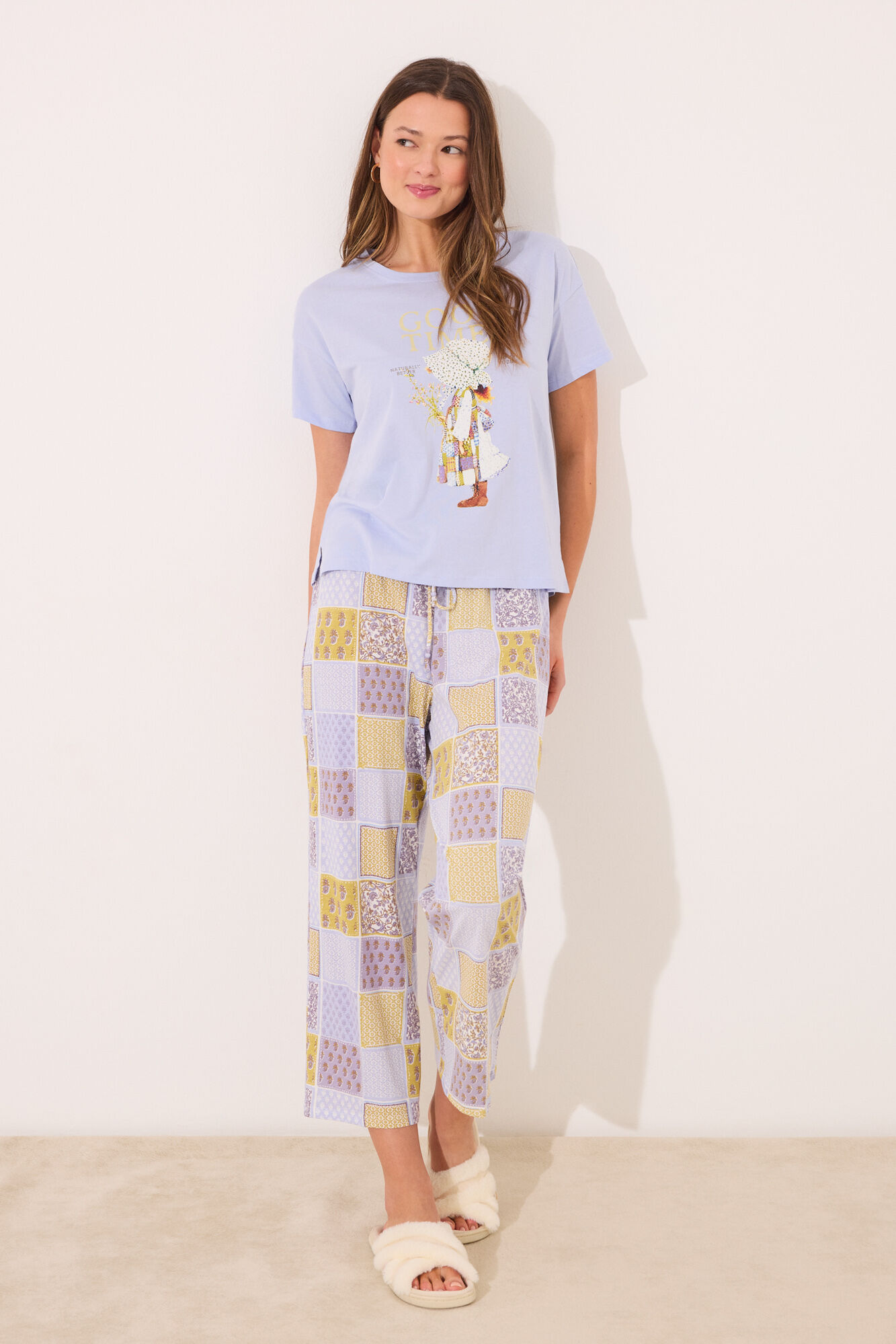 Pijama Capri 100% algodón print "Holly Hobbie" | Pijamas de mujer ...