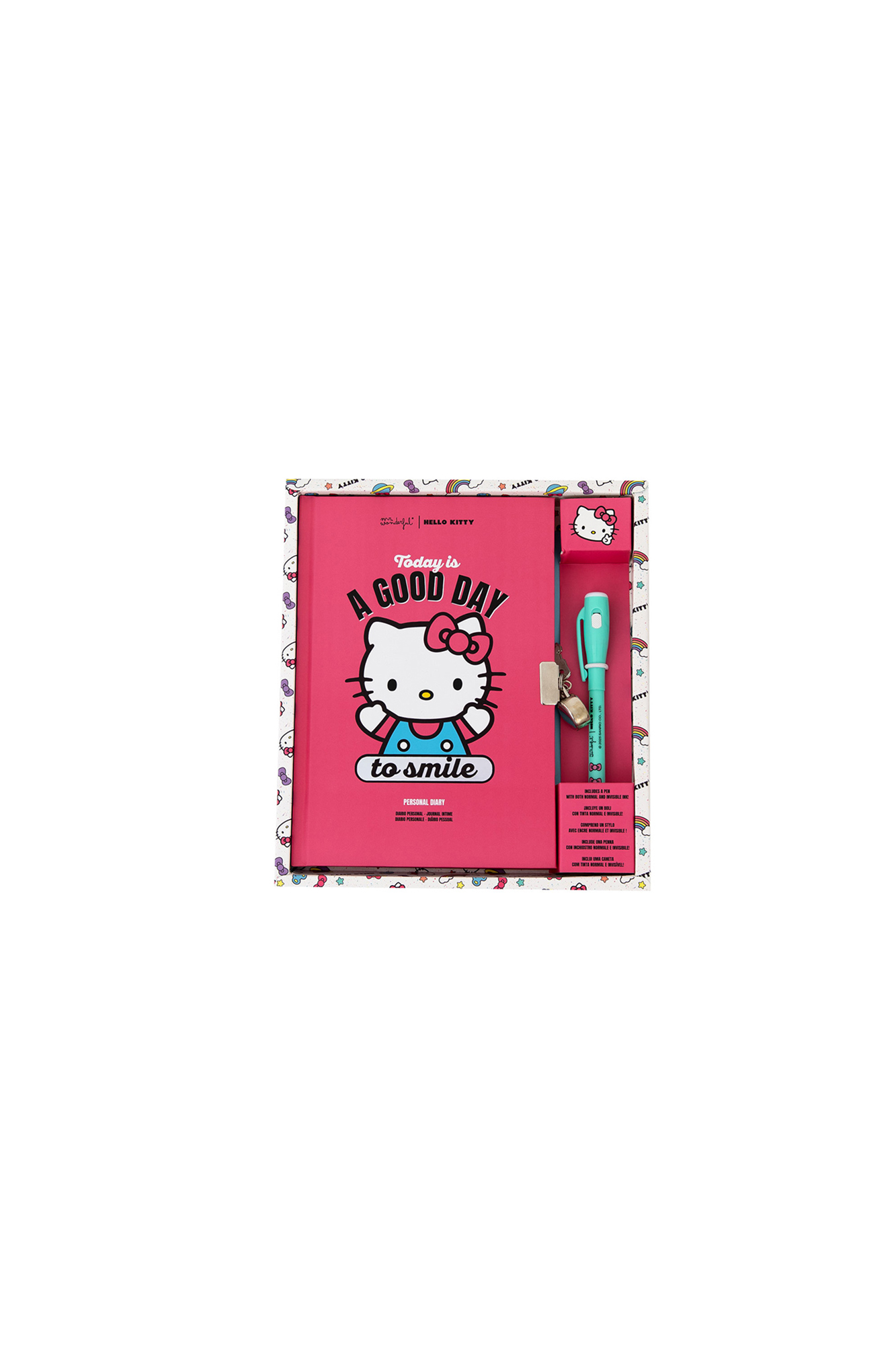 Diario personal + boli con tinta normal e invisible Hello Kitty - Today ...