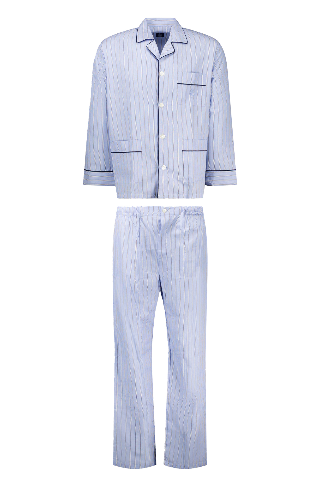 Pijama comprido homem azul | Pijamas homem | Cortefiel